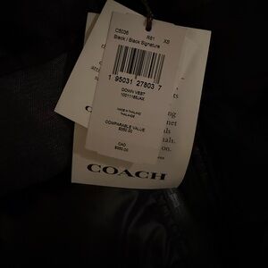 Coach | Jackets & Coats | Coach Down Puffer Vest New | Poshmark